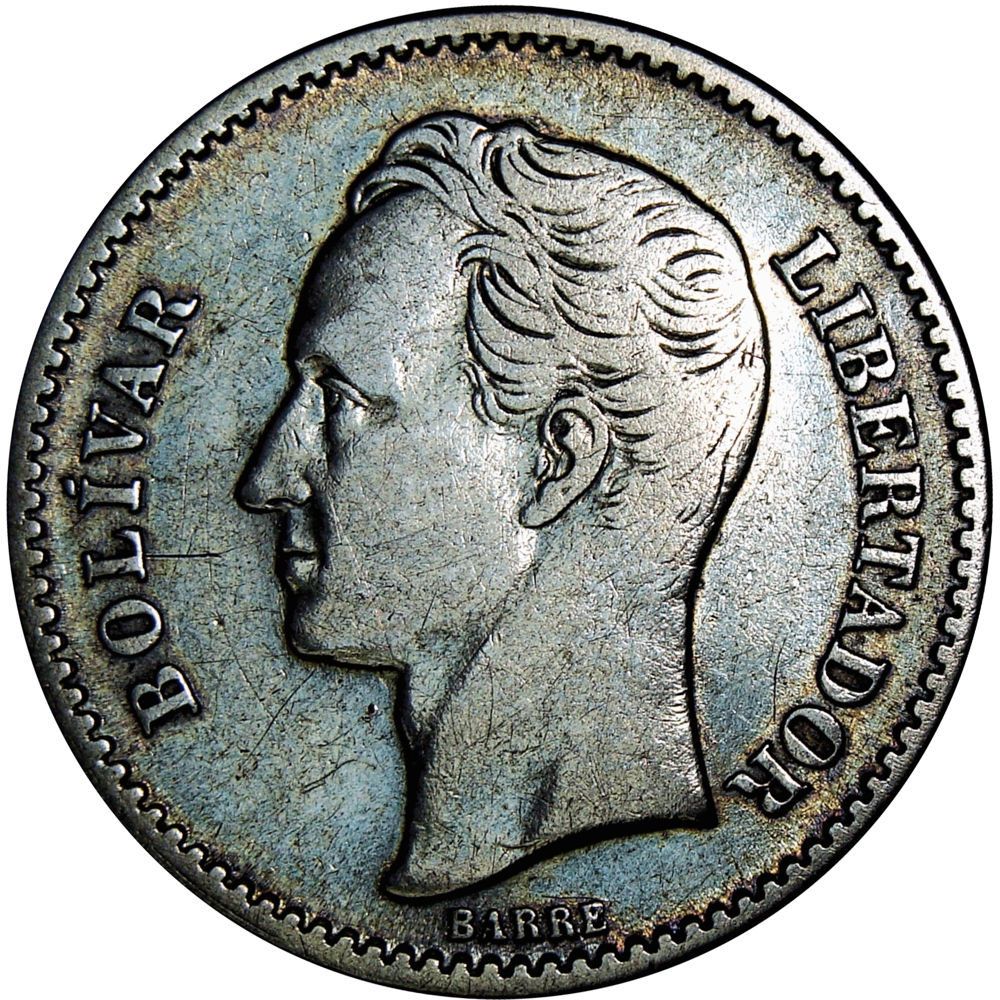Venezuela Moneda 1 Bolívar 1921
