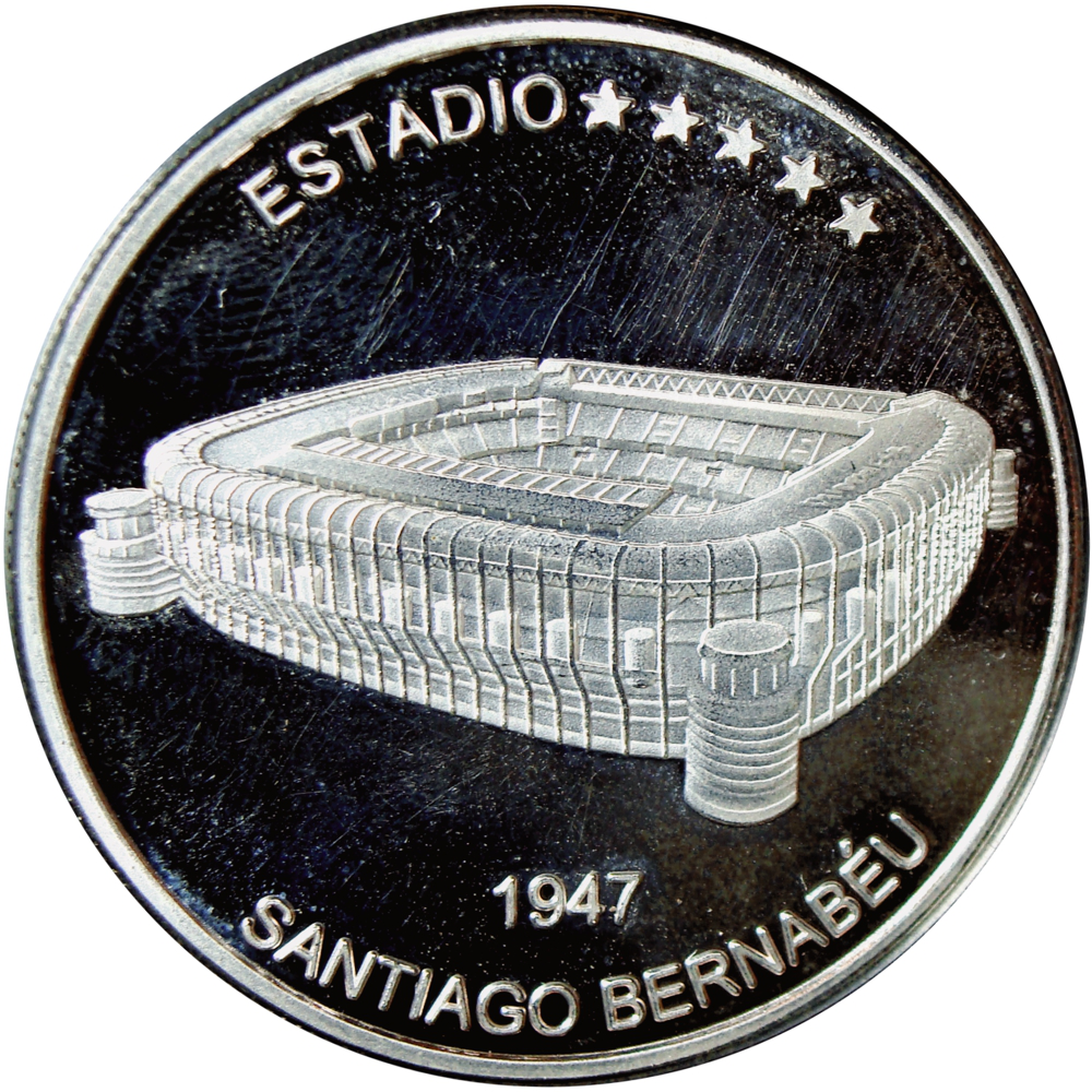 Medalla Real Madrid C.F. Estadio Santiago Bernabéu Tour
