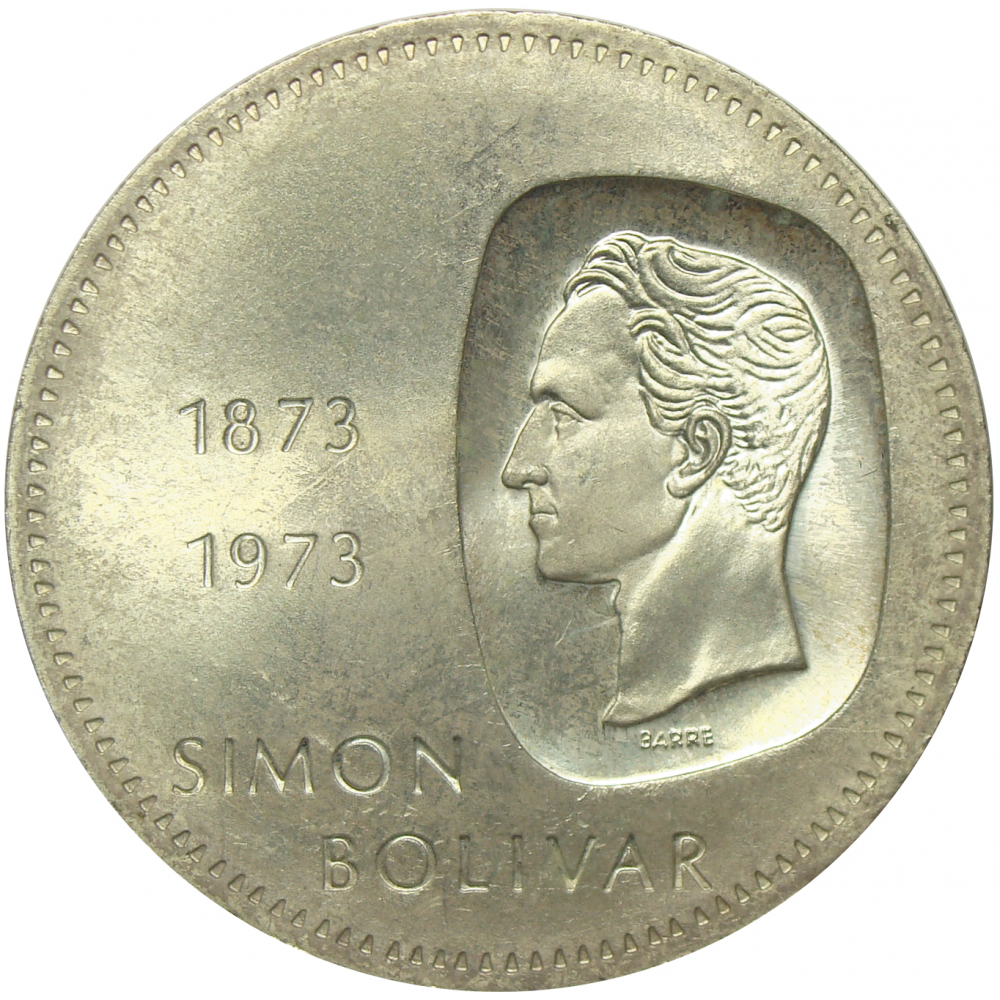 Moneda 10 Bolivares - Doblon 1973 Canto Al Revés